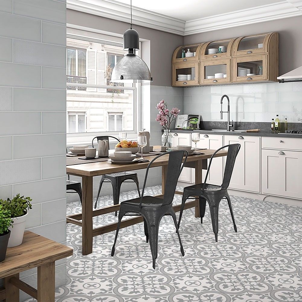 Kitchen Vinyl Flooring Grey