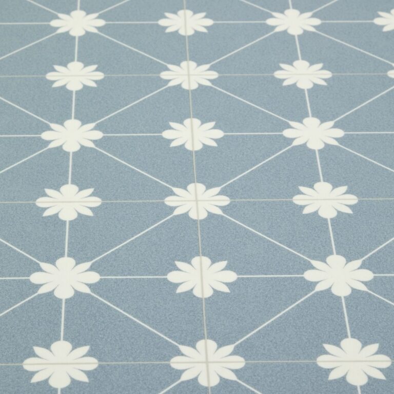 Laura Blue Sheet Vinyl Flooring